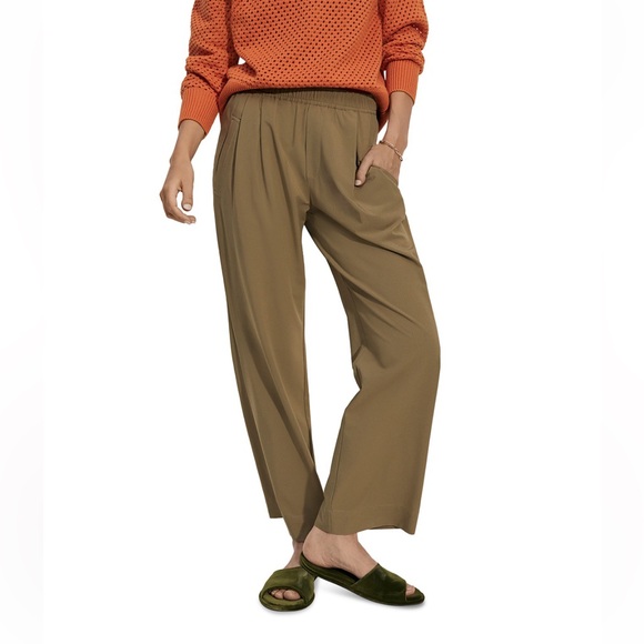 Varley | Pants & Jumpsuits | Varley Olive Wideleg Pants | Poshmark